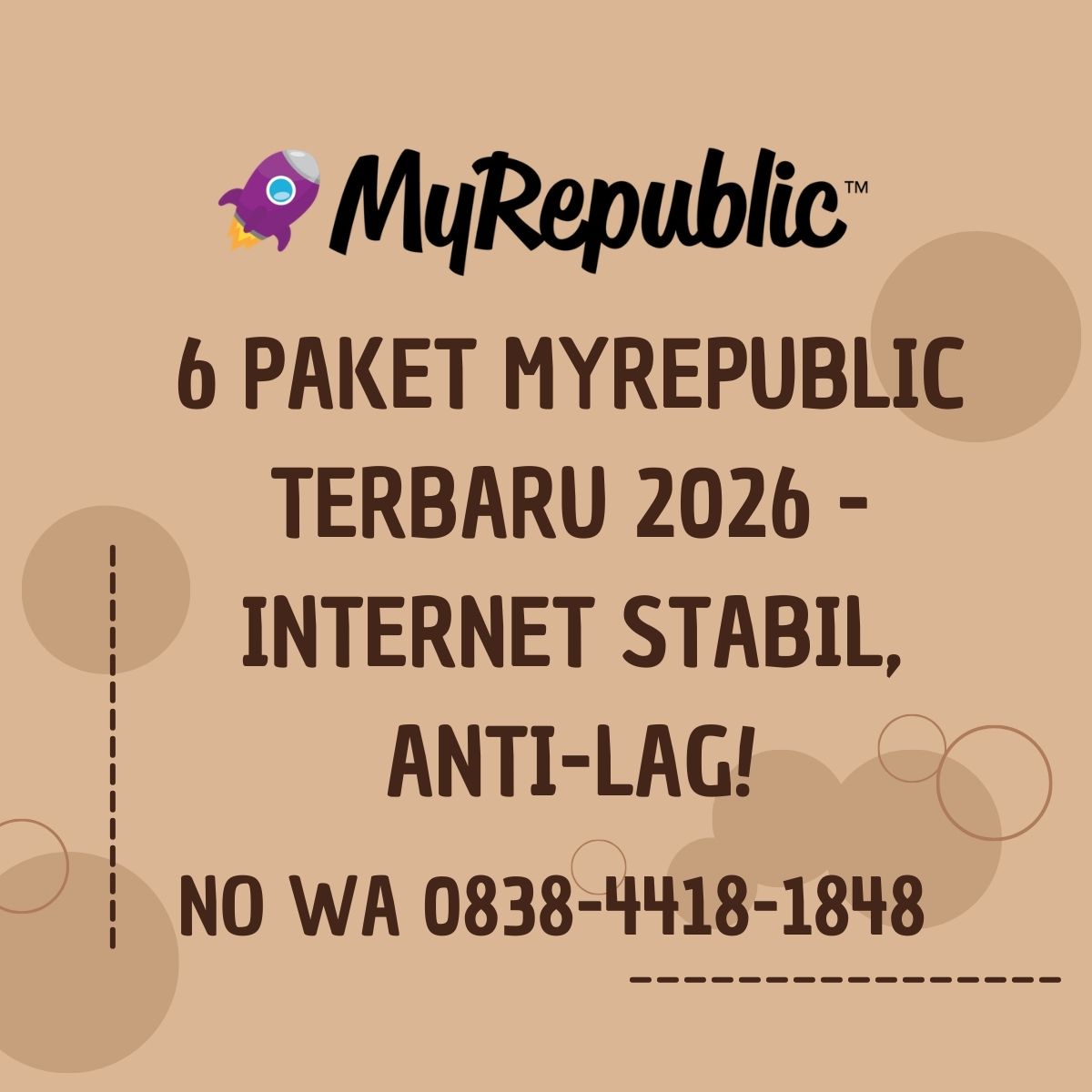 6 Paket MyRepublic Terbaru 2026 - Internet Stabil, Anti-Lag!